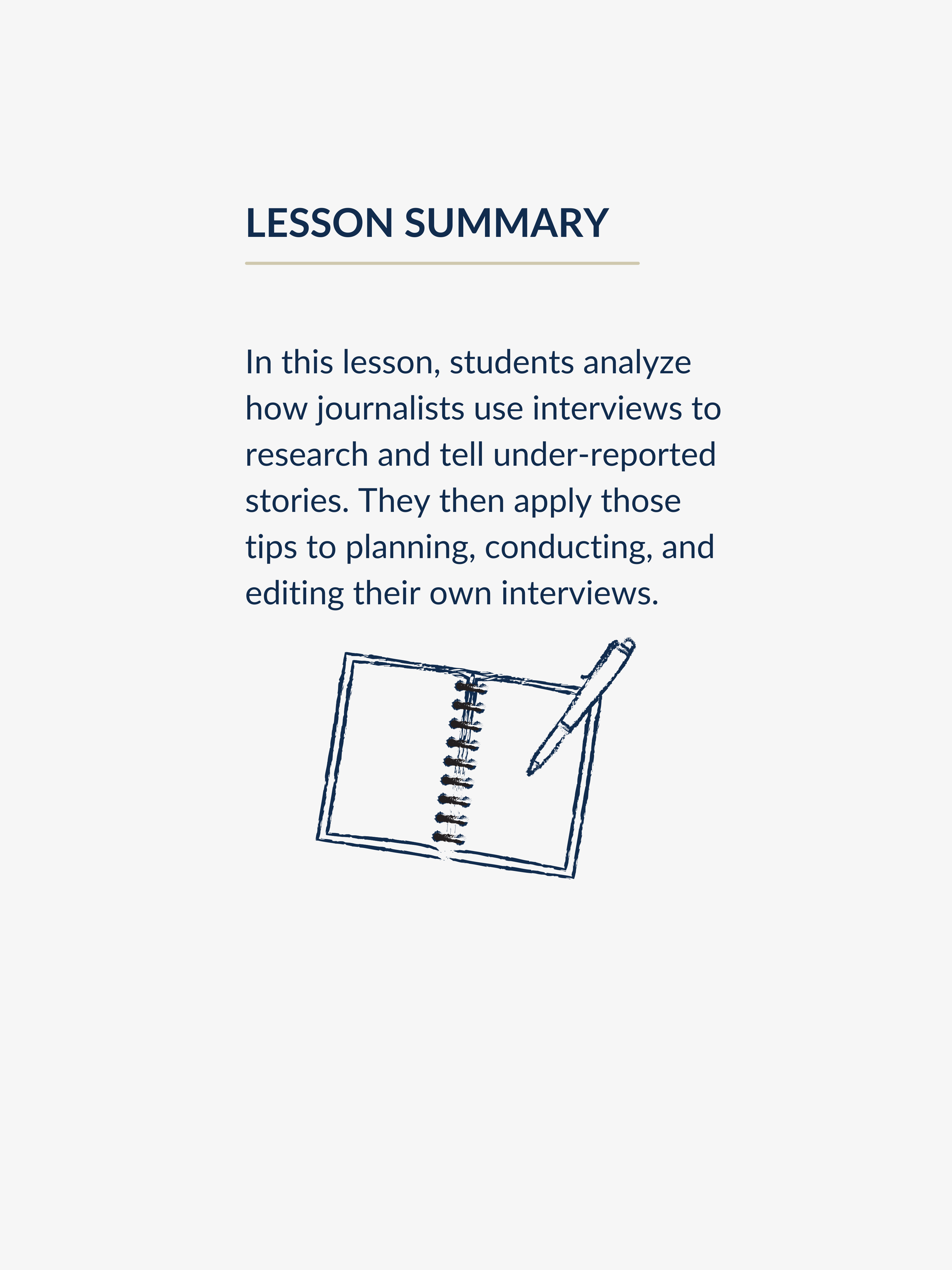 Interview Techniques for Telling Under-reported Stories | Pulitzer Center
