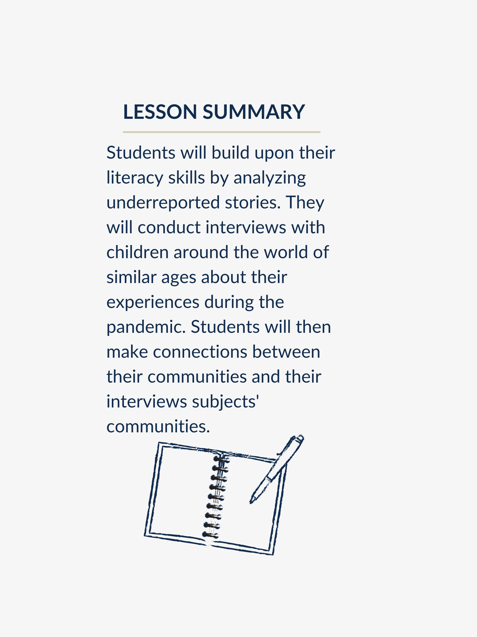 Pandemic: A Child’s Perspective | Pulitzer Center