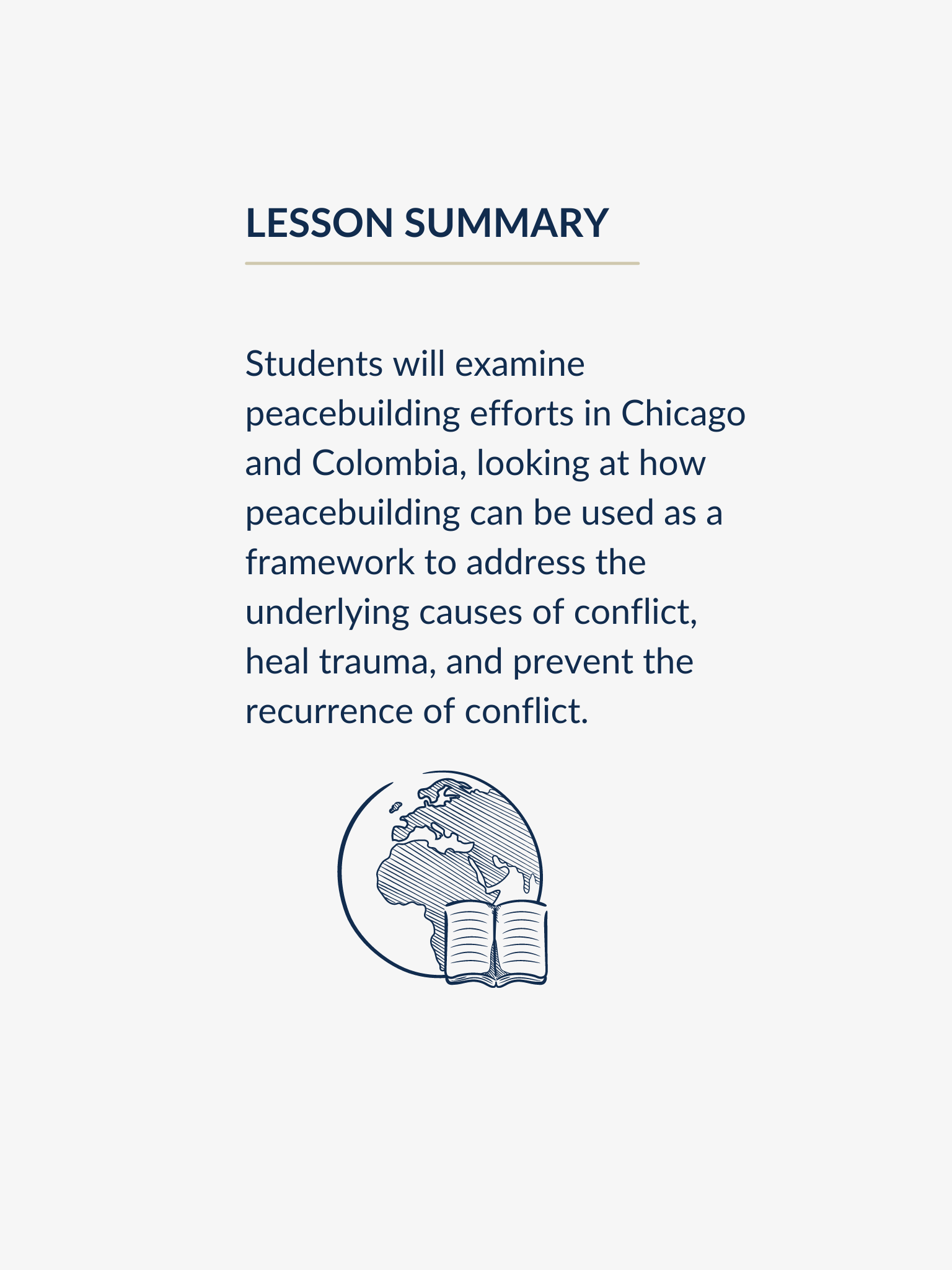 Examining Peacebuilding as a Framework | Pulitzer Center