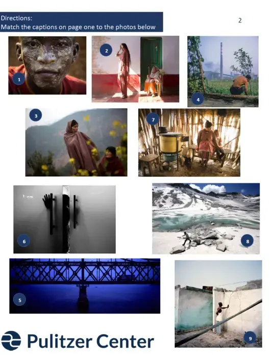 What's in a Caption? [Worksheet + Discussion] | Pulitzer Center