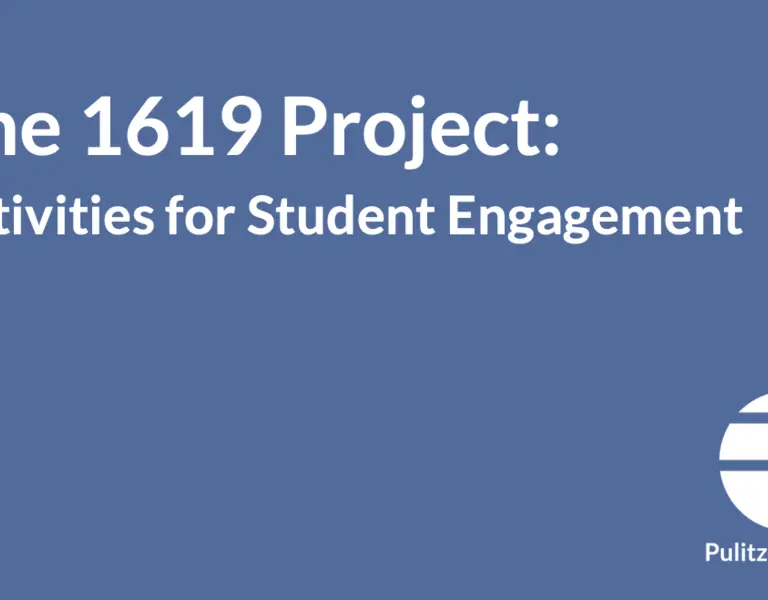 The 1619 Project Professional Development Available On Demand ...