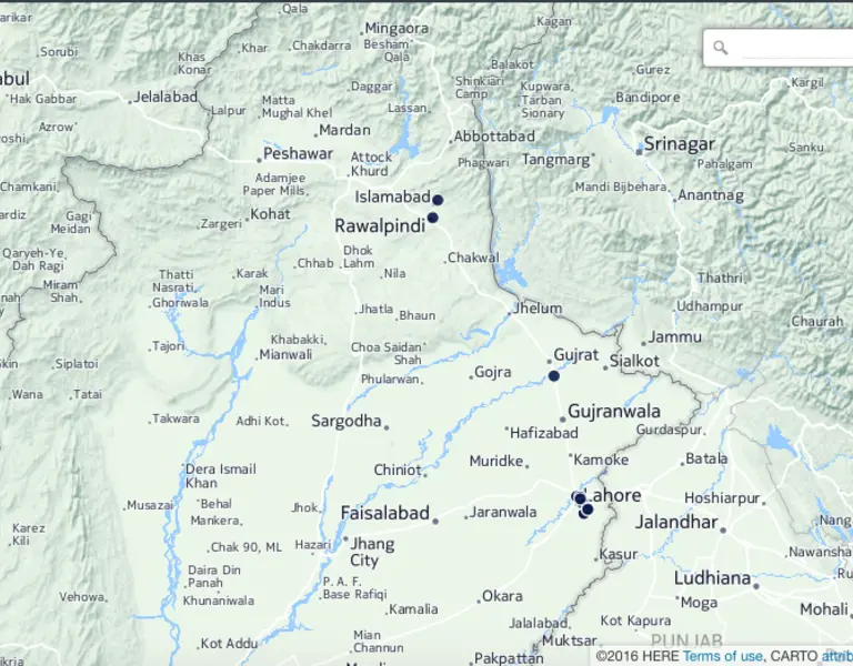 Interactive Map: Reporting Across Pakistan | Pulitzer Center
