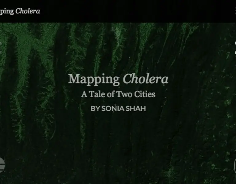"Mapping Cholera" Now Available to Share and Embed | Pulitzer Center