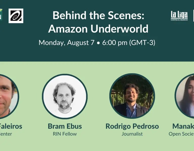 Behind the Scenes: Amazon Underworld | Pulitzer Center