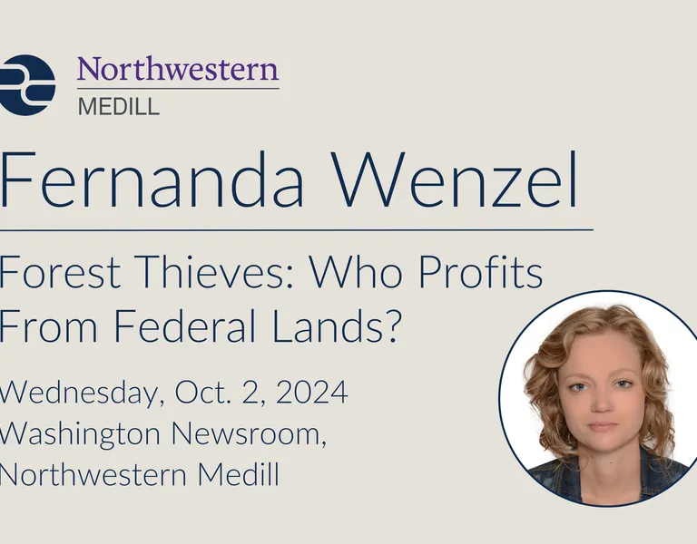 Former RIN Fellow Fernanda Wenzel at Northwestern Medill’s Washington ...