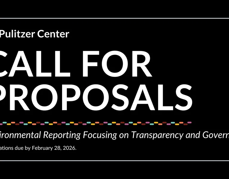 Special Call for Proposals for Environmental Reporting Focusing on ...