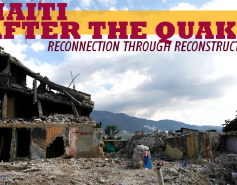 Haiti After the Quake – Reconnection Through Reconstruction | Pulitzer ...