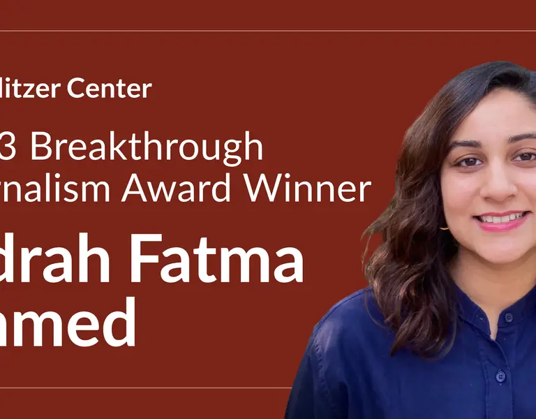 Independent Multimedia Journalist Wins Pulitzer Center Award for ...