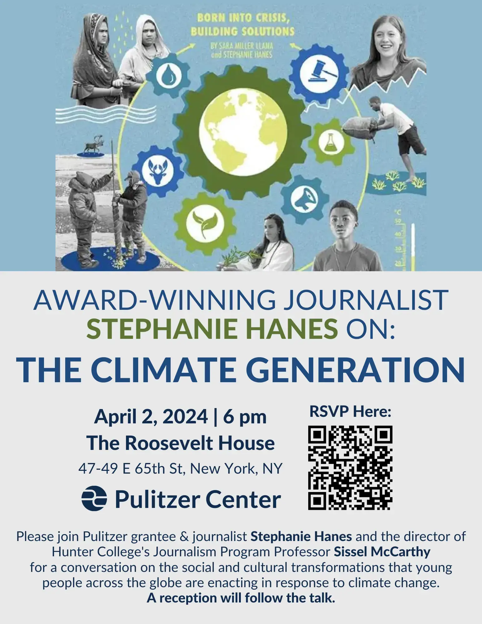 Stephanie Hanes on 'The Climate Generation' at the Roosevelt House ...