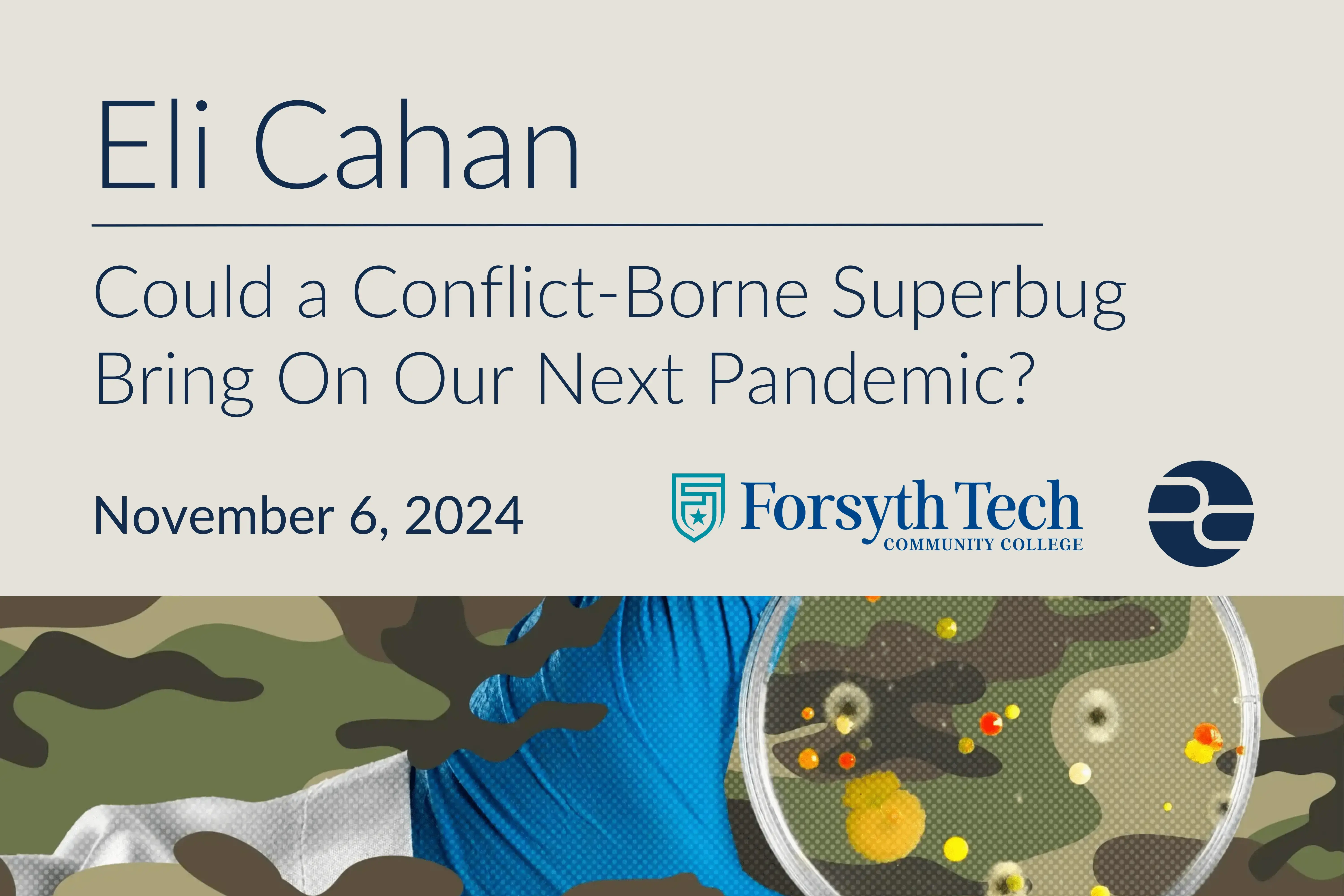 Doctor and Reporter Eli Cahan To Visit Forsyth Tech Community College ...