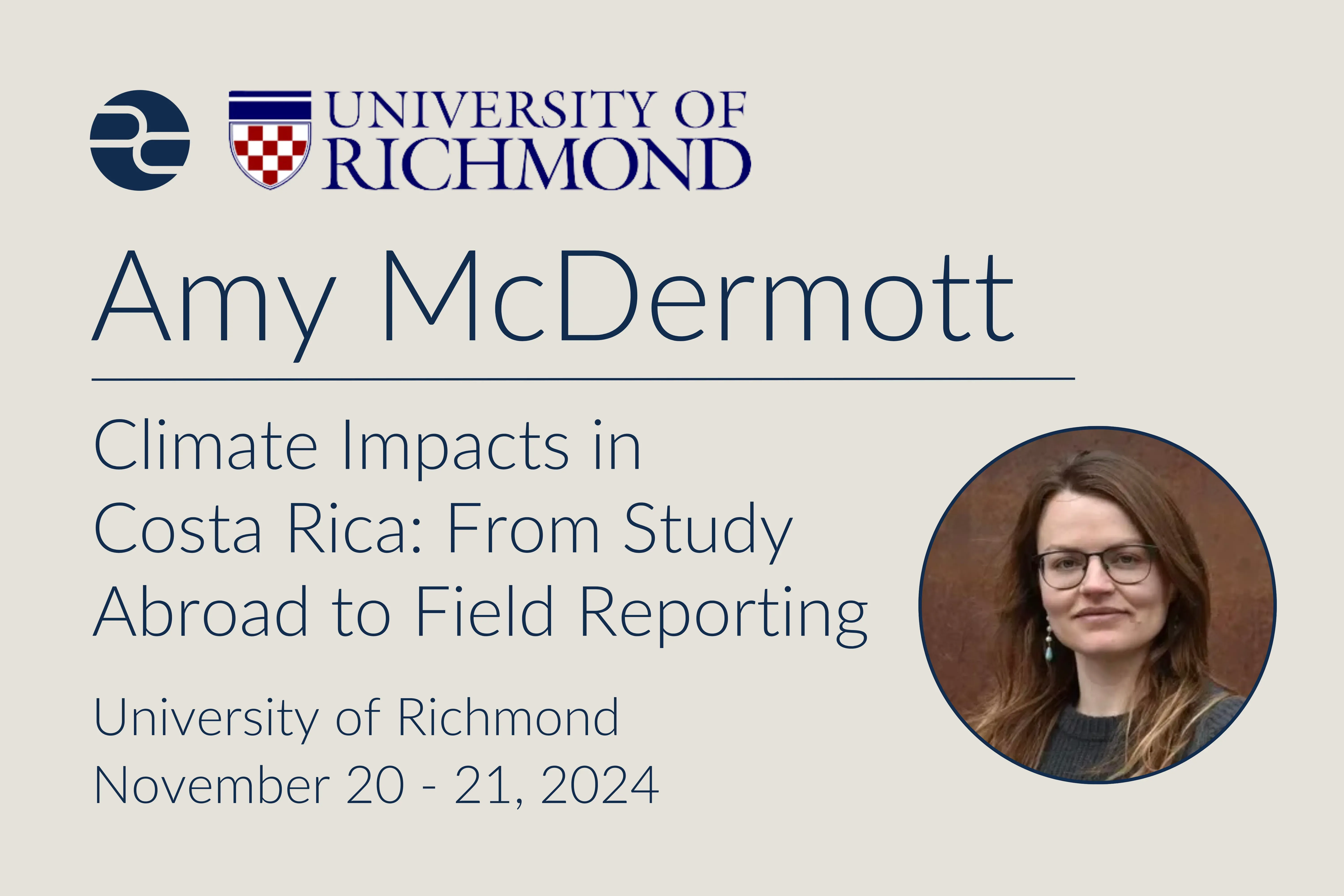 Climate Impacts in Costa Rica: Amy McDermott at University of Richmond ...