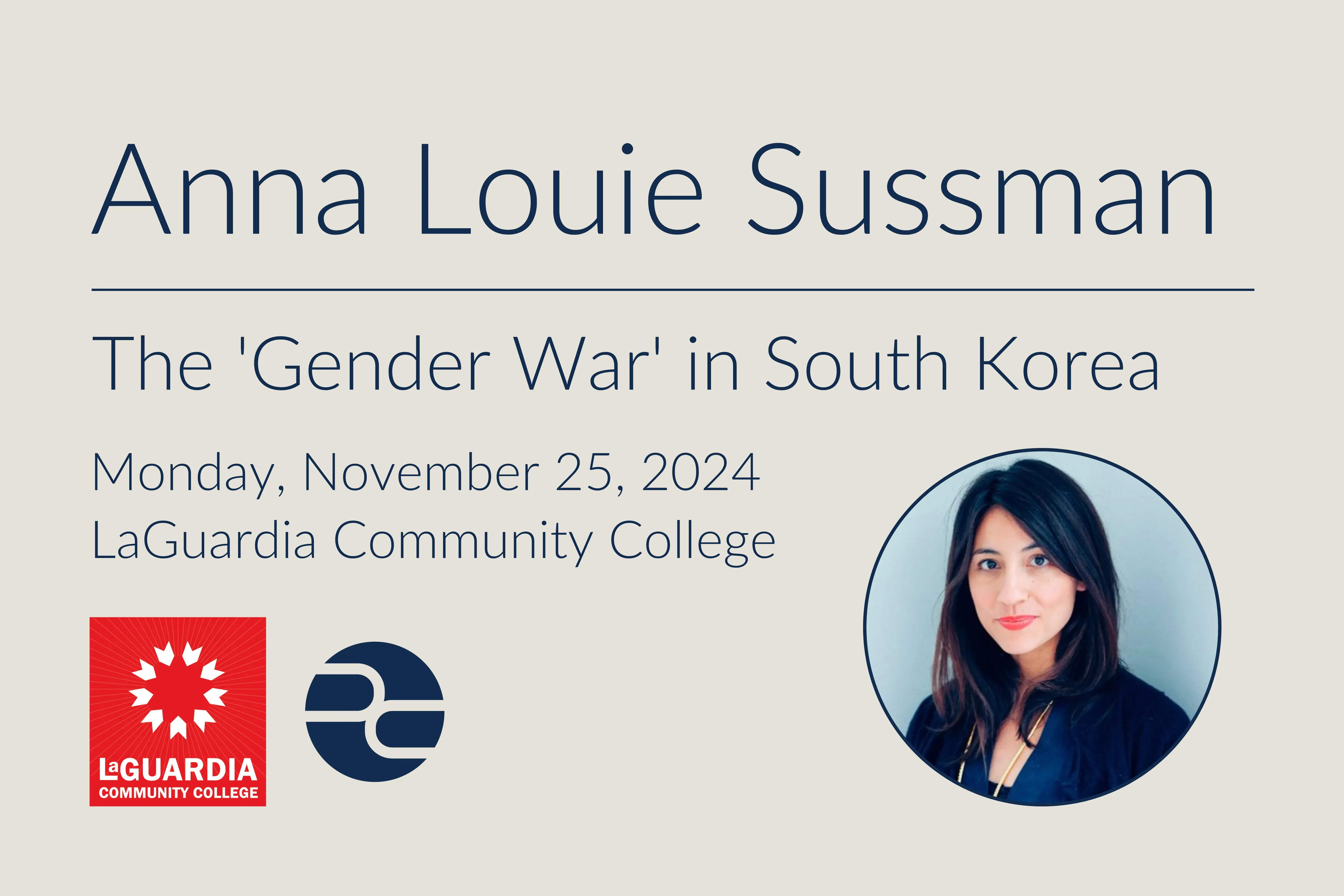 Evolving Gender Dynamics With Anna Sussman at LaGuardia Community ...