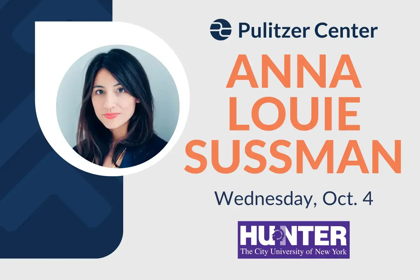 Grantee Anna Louie Sussman Will Speak With Hunter College Students ...